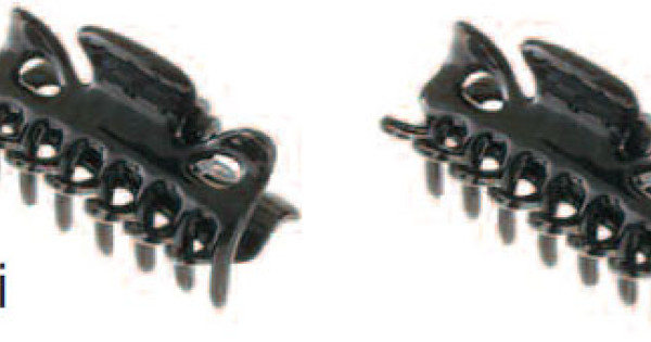 11260 - MINI-GRABBER BLACK 2/CARD 1 1/2"